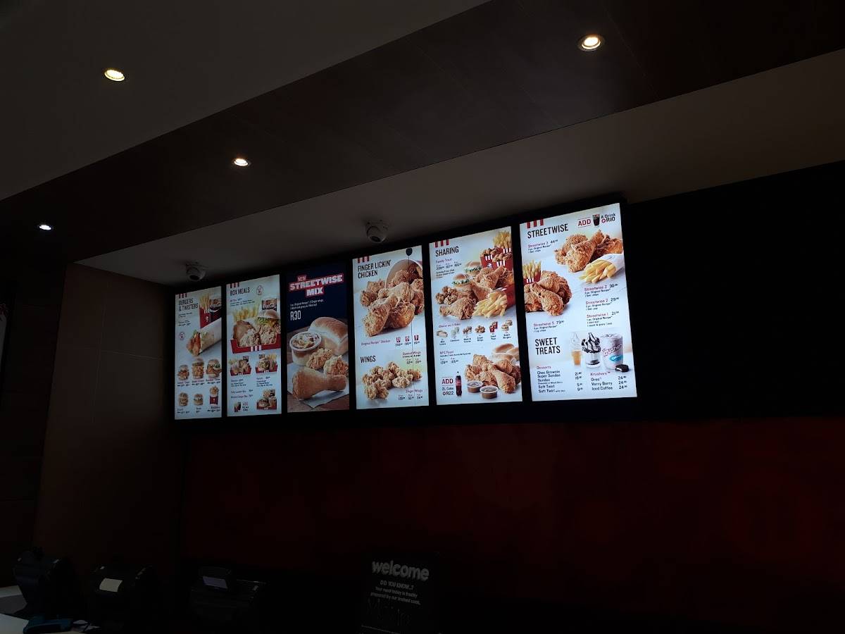 Menu at KFC Albany Road (N) restaurant, Port Elizabeth, 57 Cape Rd