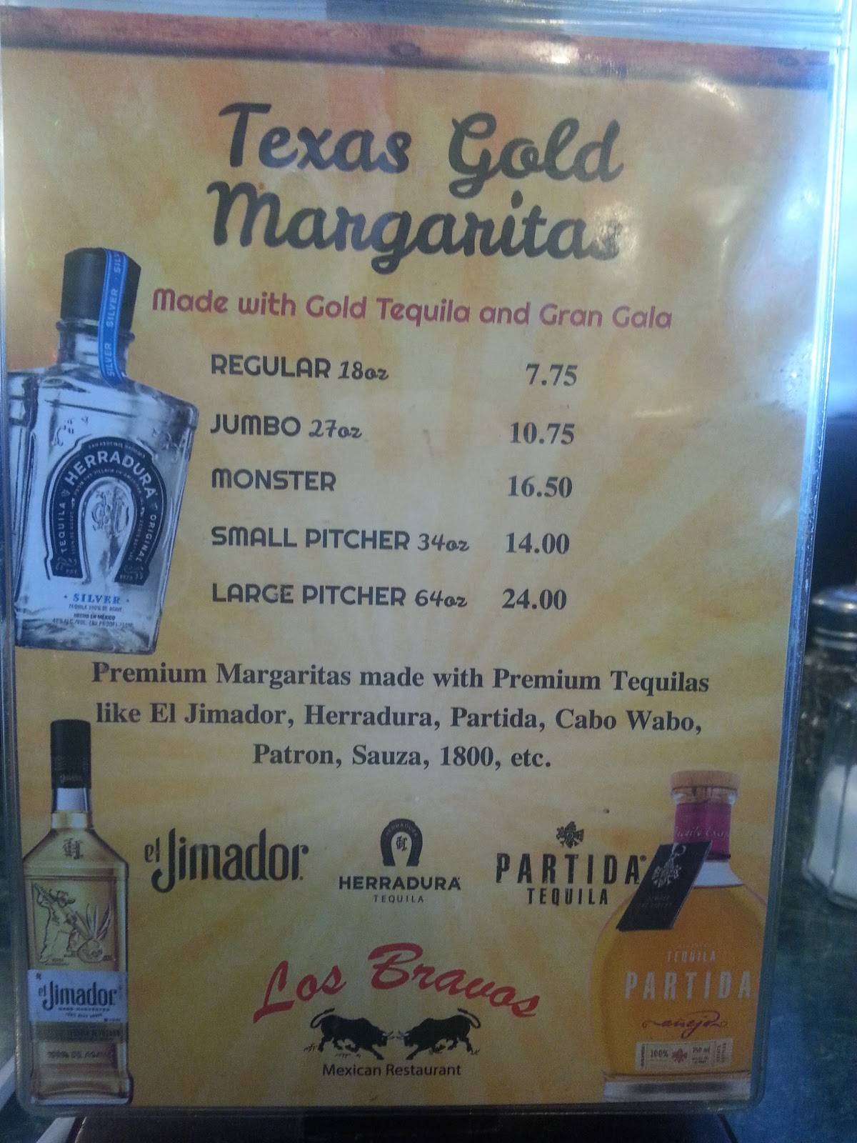 Menu at Los Bravos Mexican Restaurant, Smyrna, S Cobb Dr SE