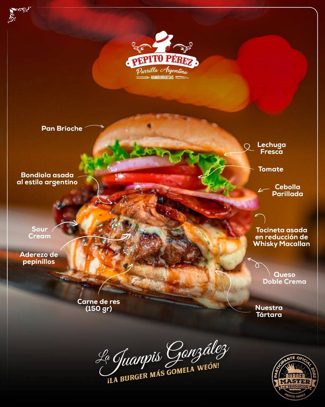 Carta del restaurante Pepito Pérez Parilla Argentina - Girón, Girón