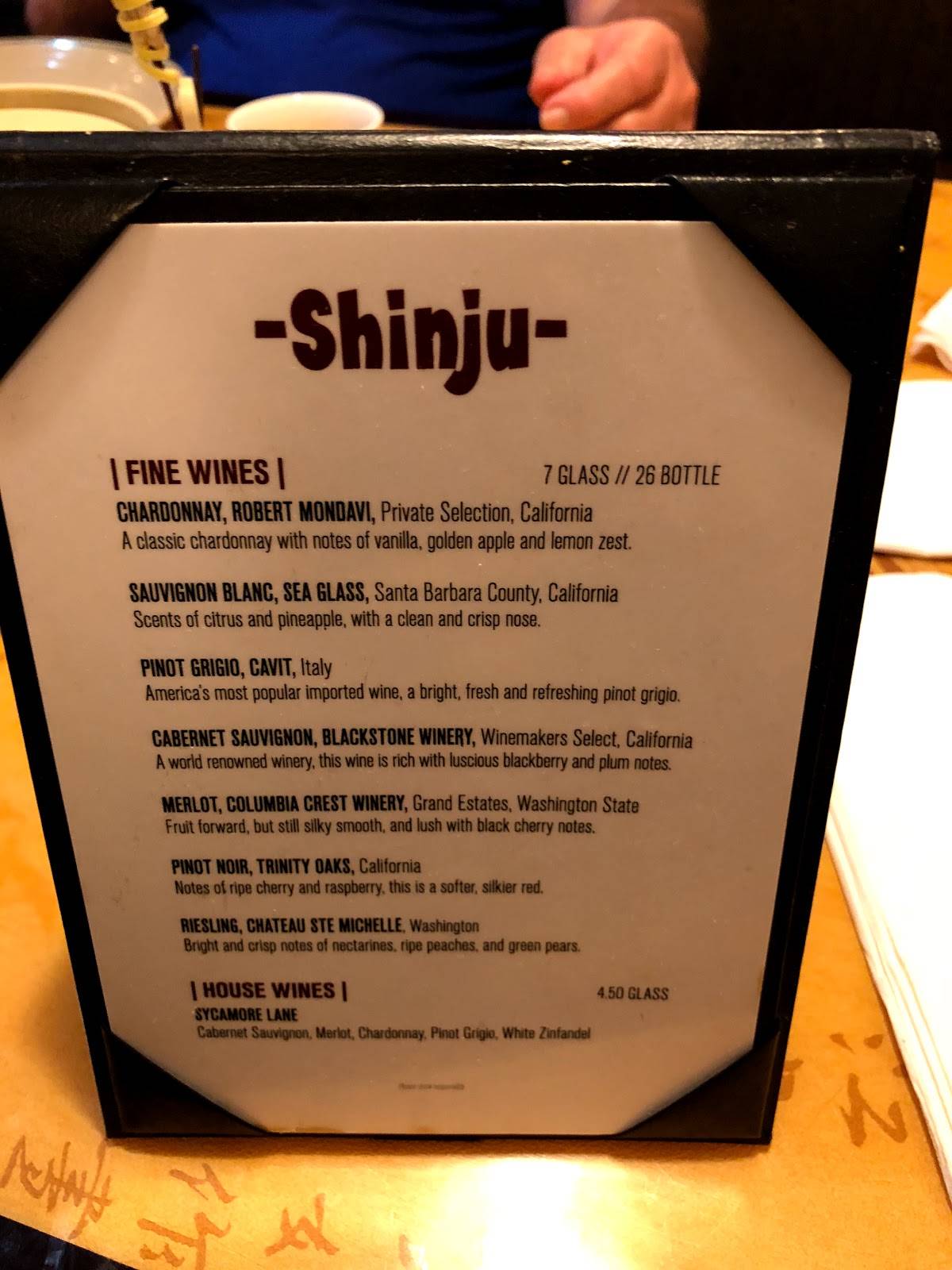 Carta del restaurante Shinju Japanese Buffet, Coral Springs, N ...