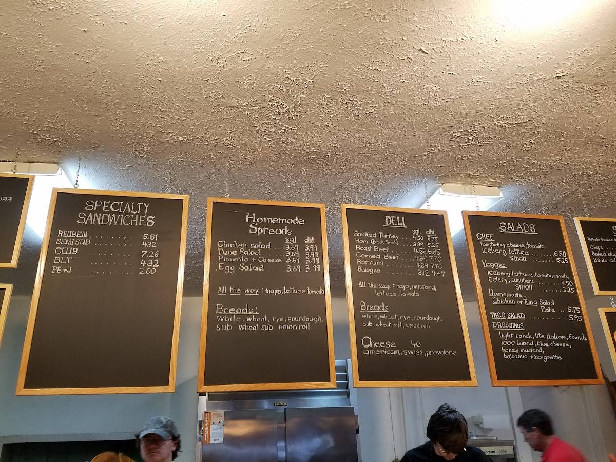 Menu at Sid's Sandwich Shop fast food, Macon, Forsyth St