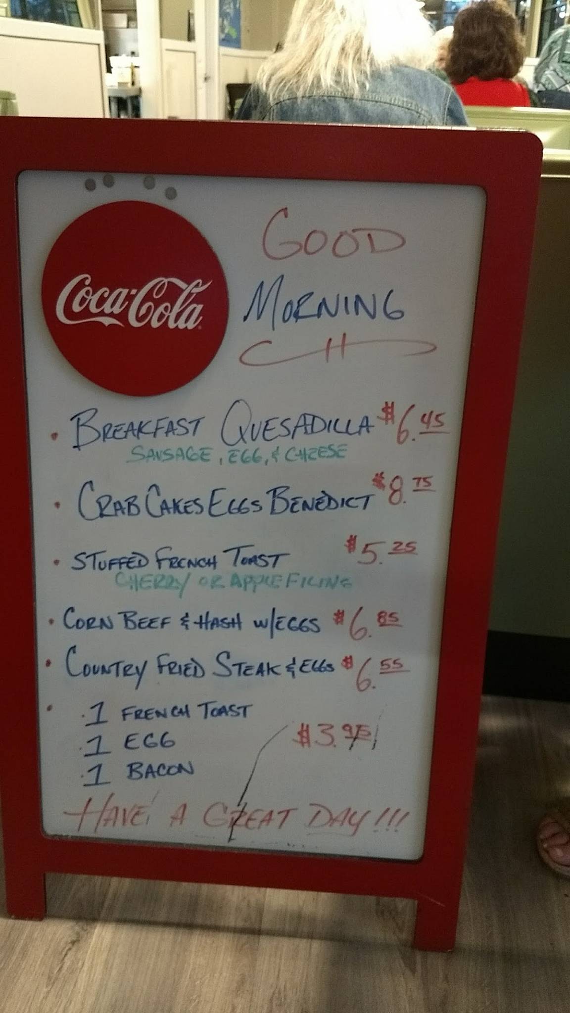Menu at Sugarmill Restaurant, Homosassa