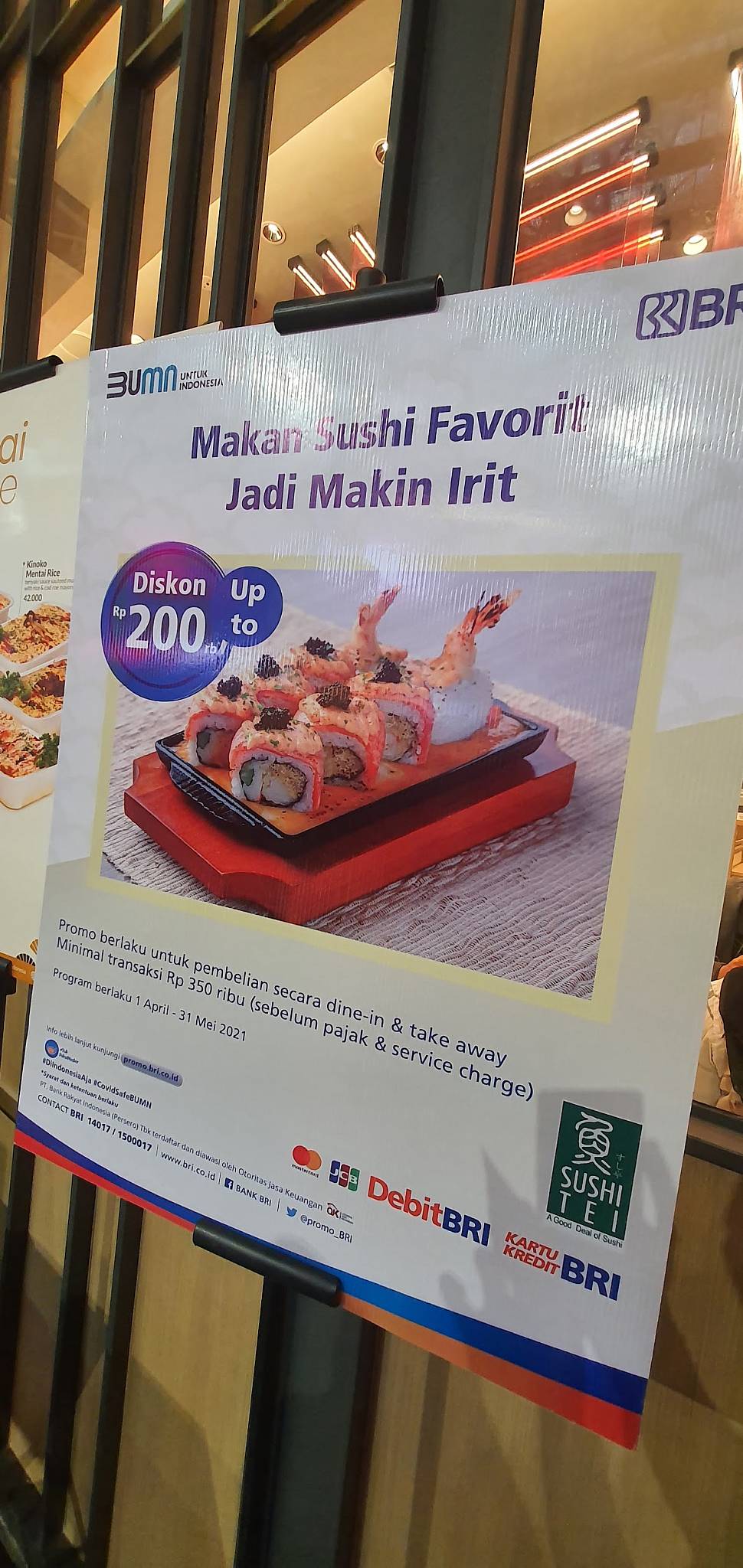Carta del restaurante Sushi Tei Botani Square Mall, Bogor