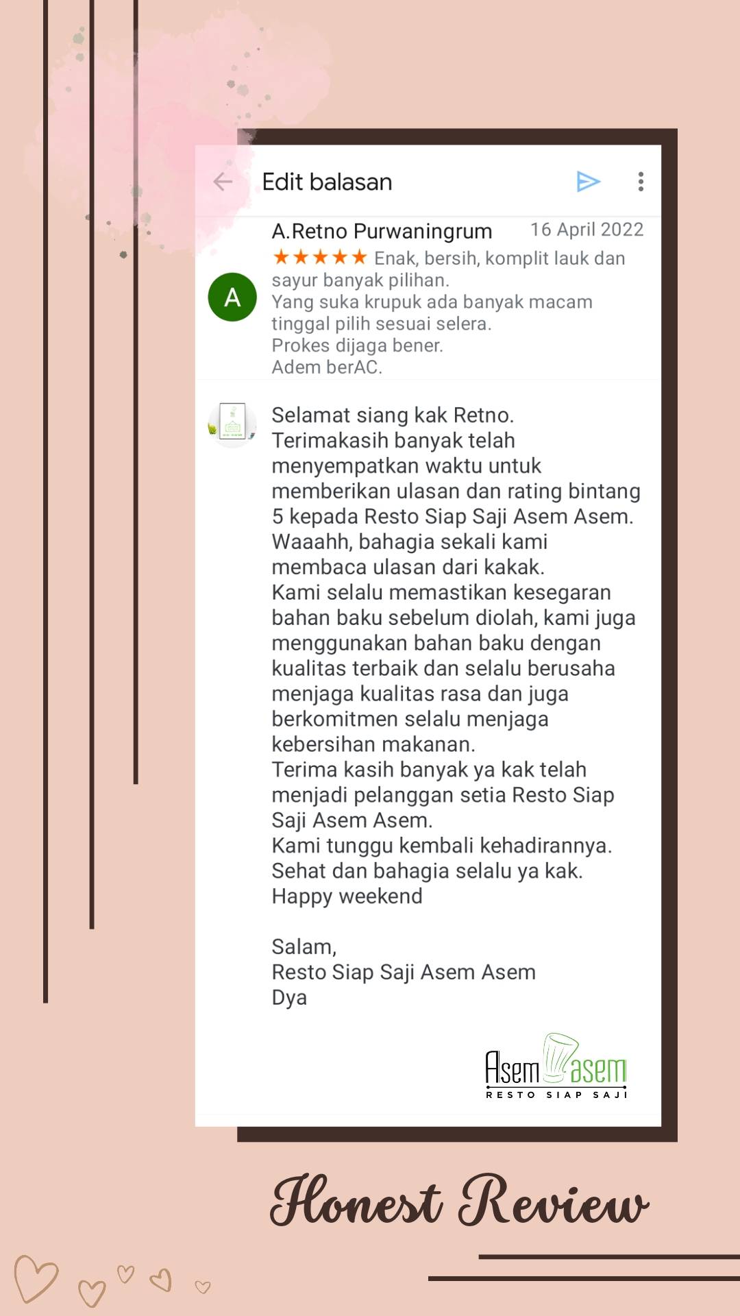 Menu at Resto Siap Saji Asem-Asem restaurant, Bekasi Regency, Lippo ...