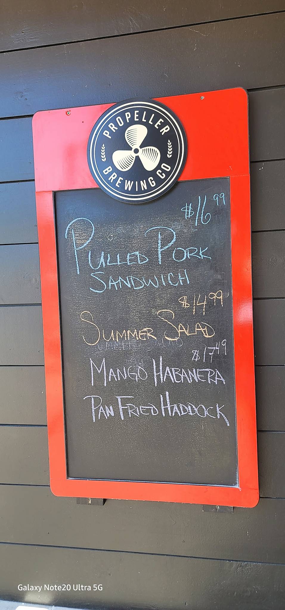 Menu at River Pub, Bridgewater