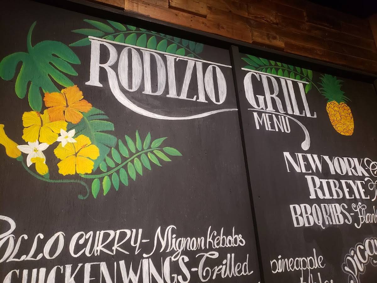 Menu at Rodizio Grill steakhouse, Cabo San Lucas