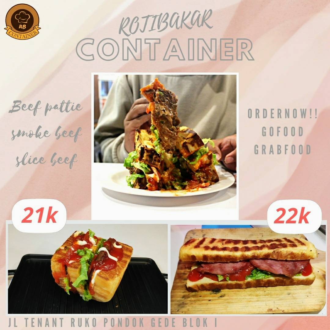 Carta de Roti Bakar Ind, Bekasi