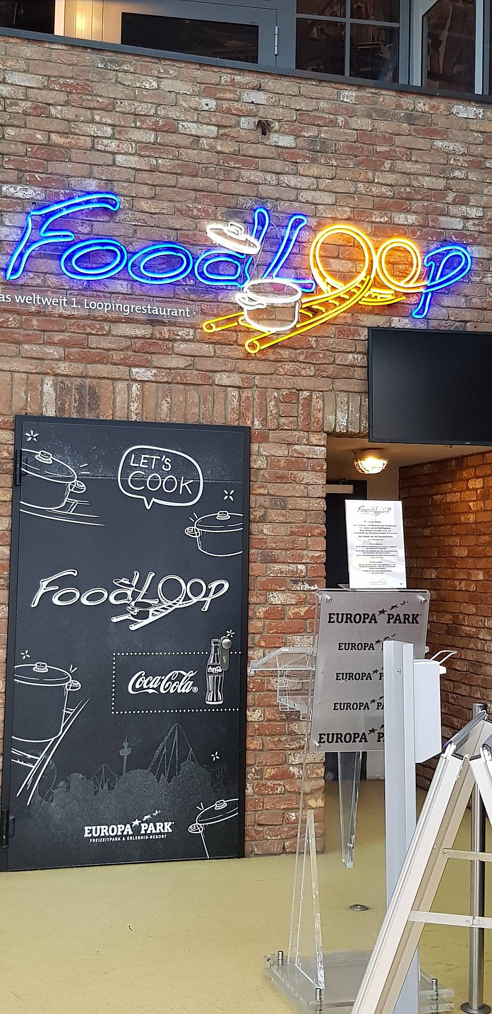Speisekarte von FoodLoop restaurant, Rust, Europa-Park-Straße 2