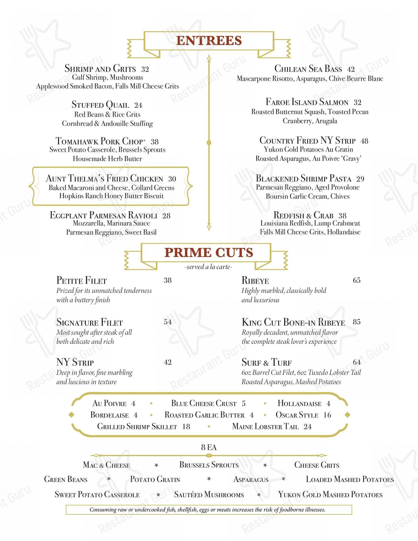 Menu at Southern Social pub & bar, Germantown, S Germantown Rd