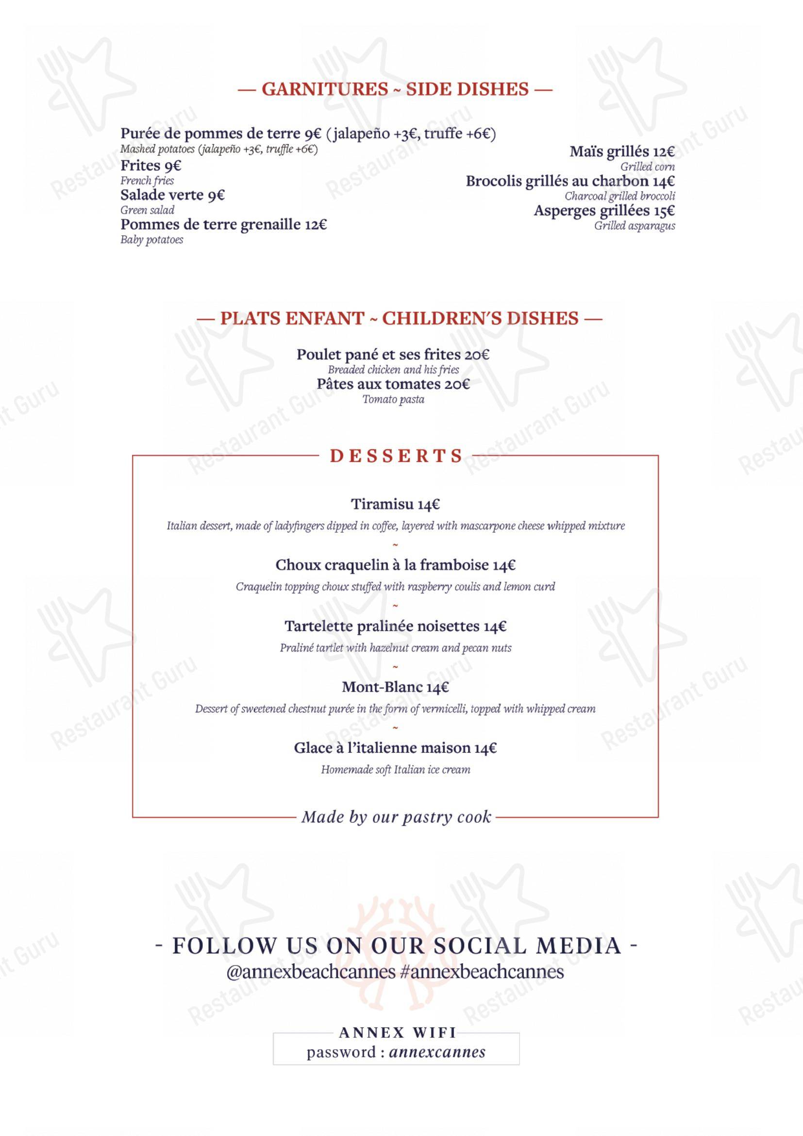 Menu at Panda restaurant, Stokesley