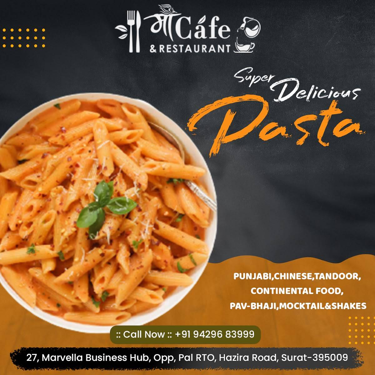 Menu at MAA CAFE & RESTAURANT, Surat