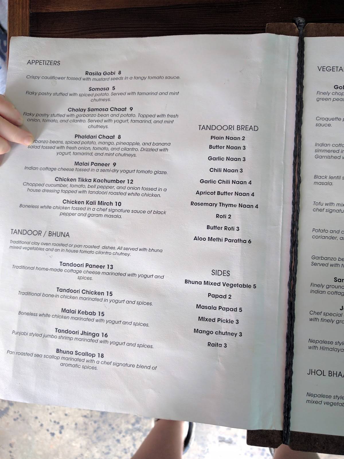 Menu at Thai Tamarind restaurant, Monroe, 109 S Main St