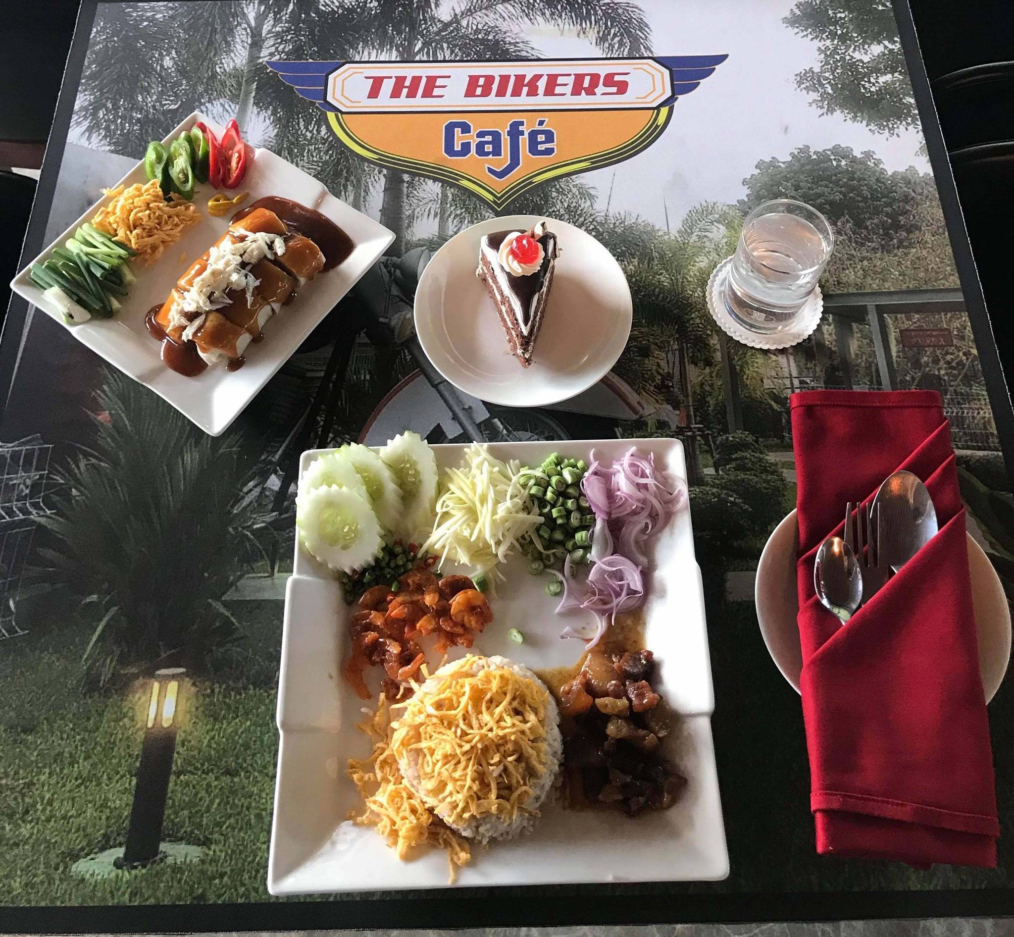 Menu at The Bikers Cafe Thailand in Sattahip / ร้านอาหาร "เดอะ ไบเกอร์ ...