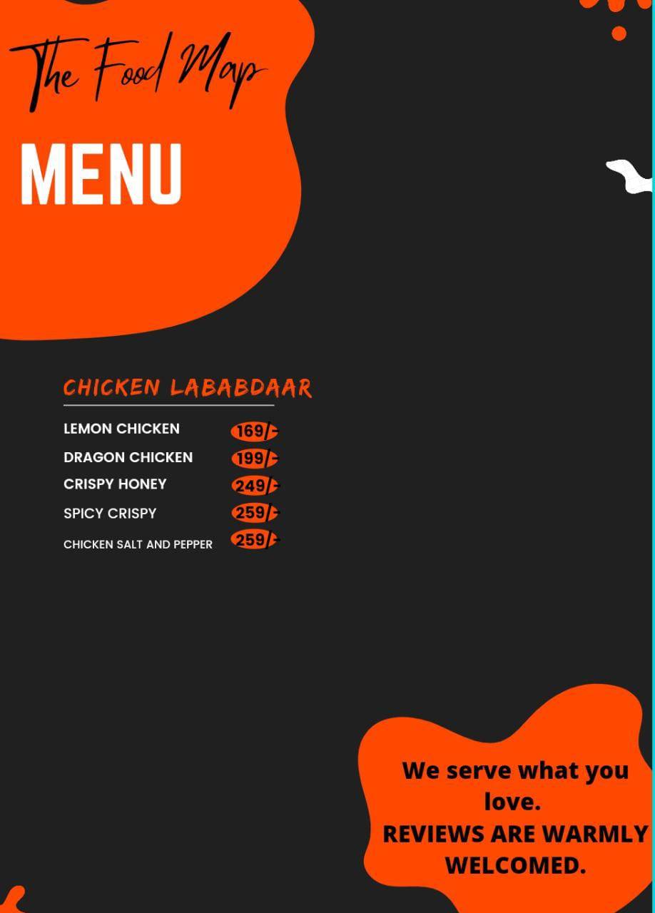 Menu at The Food Map, Palwal