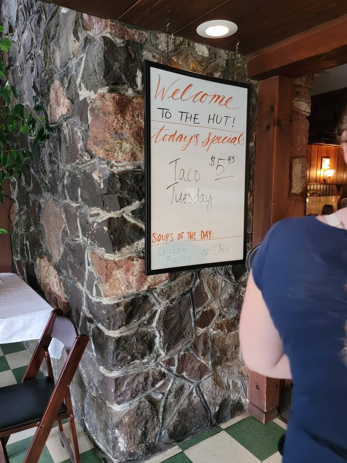 Menu at The Hut Restaurant, Calumet Township, Wolverine St #41