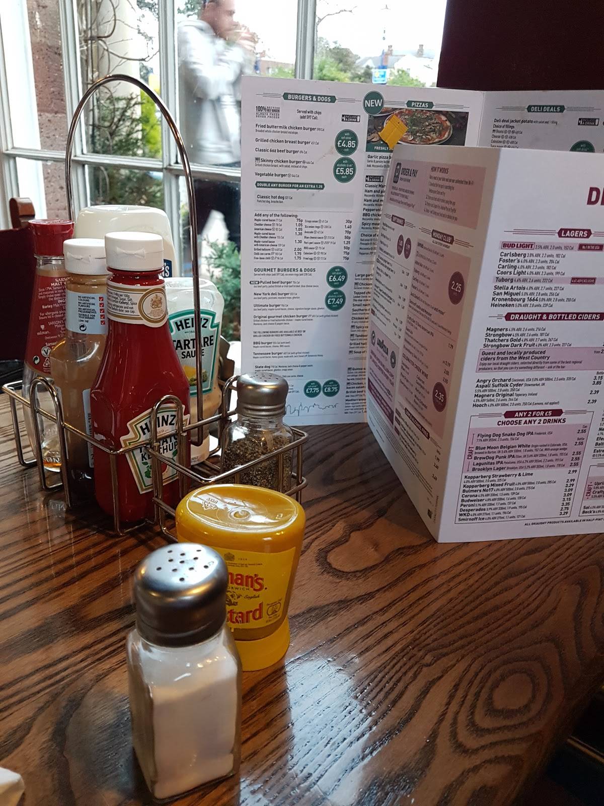 Menu at The Imperial - JD Wetherspoon pub & bar, Exeter