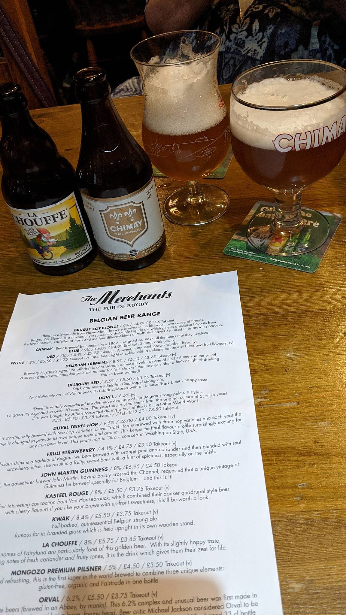Menu at The Merchant's Inn pub & bar, Rugby