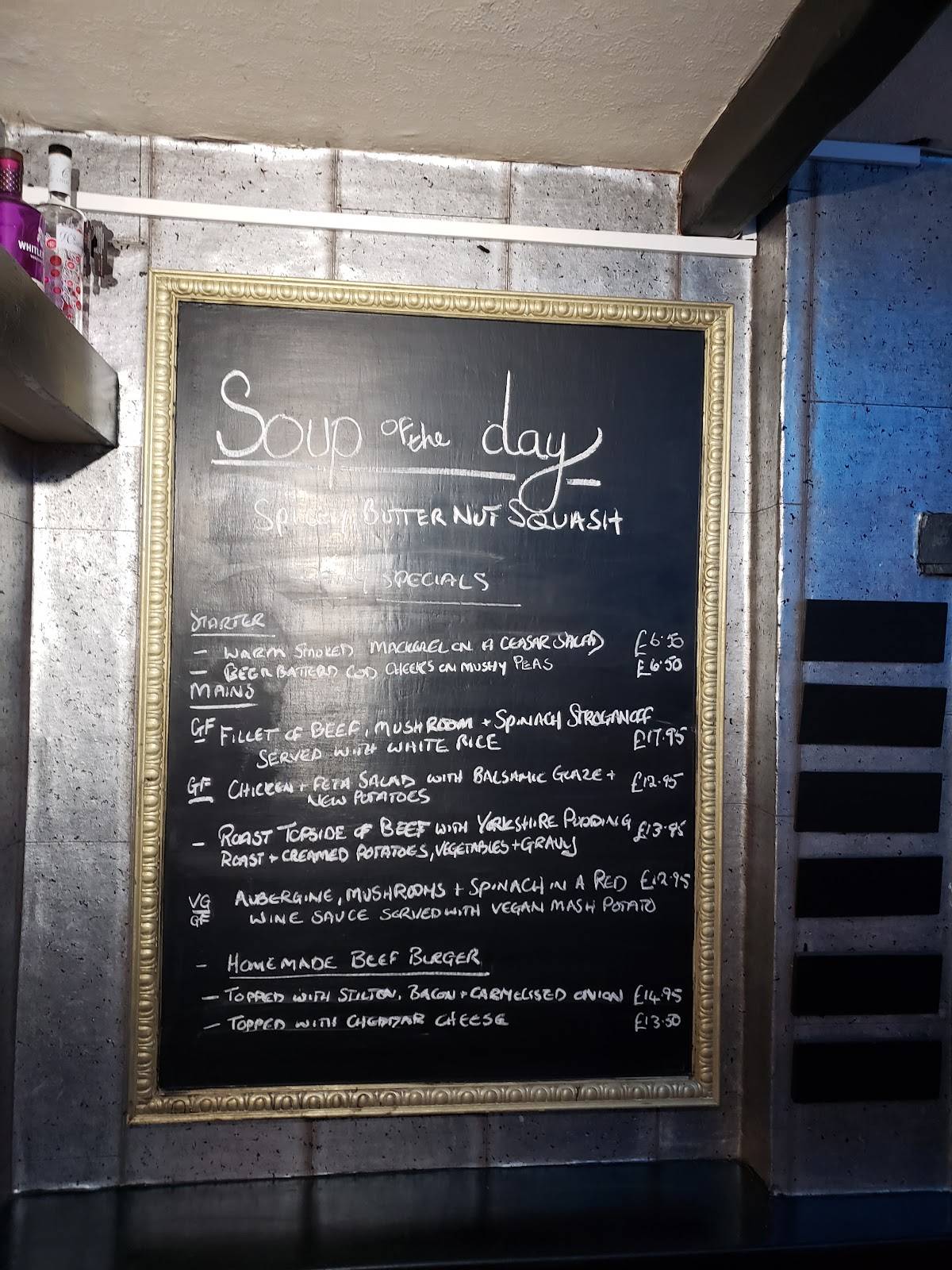 Menu at The Pyewipe Inn pub & bar, Lincoln