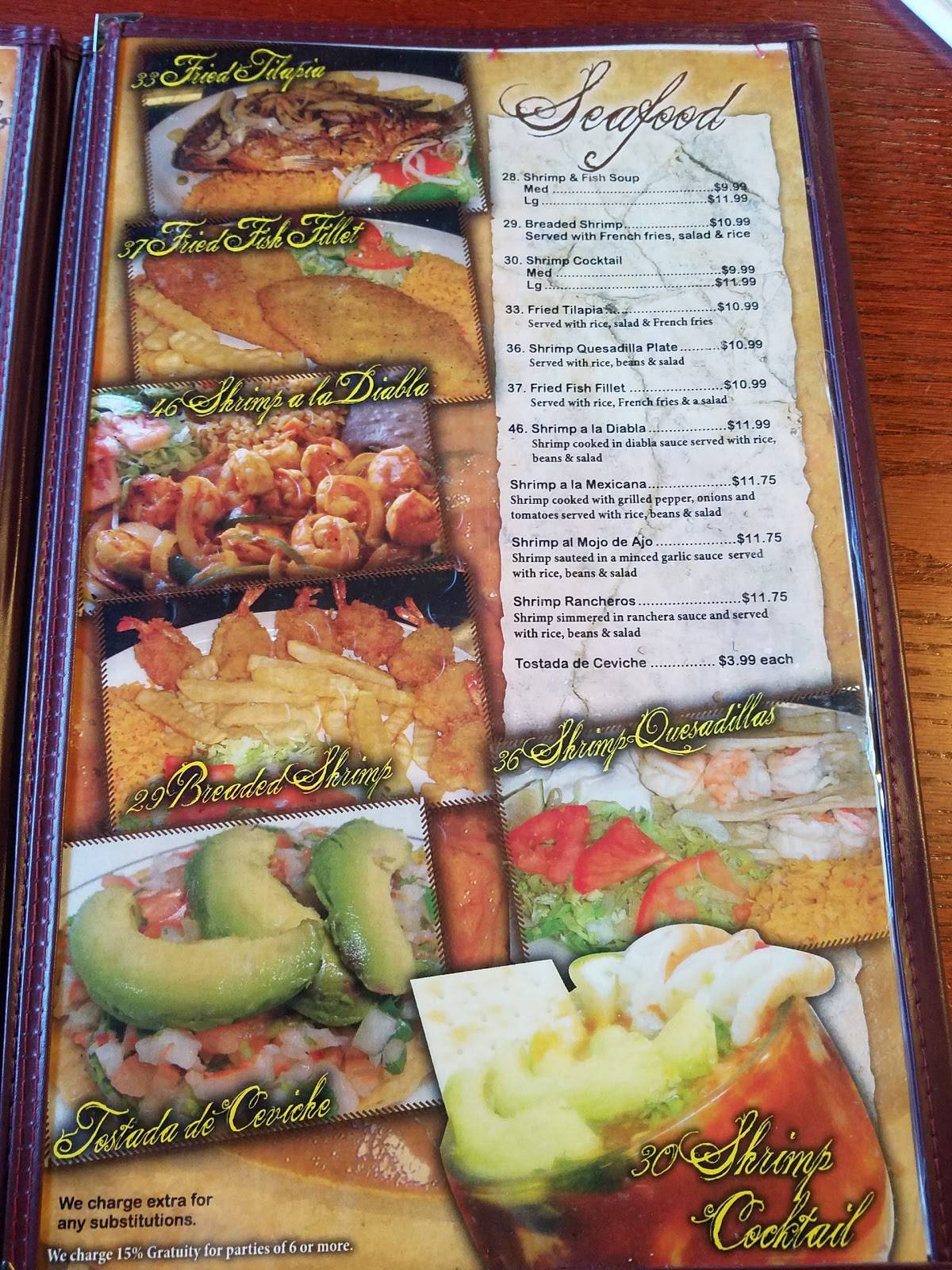 Menu at The Ranchito#5 waco restaurant, Waco