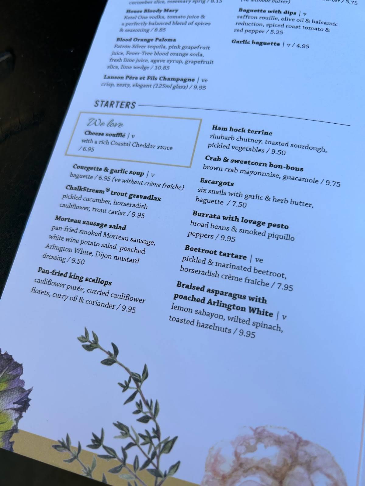 Menu at The Red Deer pub & bar, Horsham