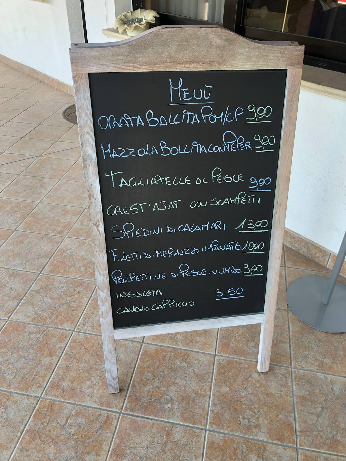 Menu da Trattoria da Nadia ristorante, Fano