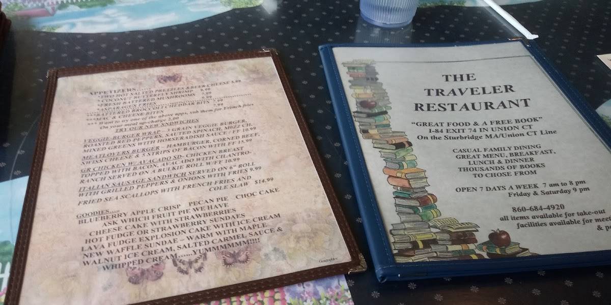 Menu at The Traveler Restaurant, Union