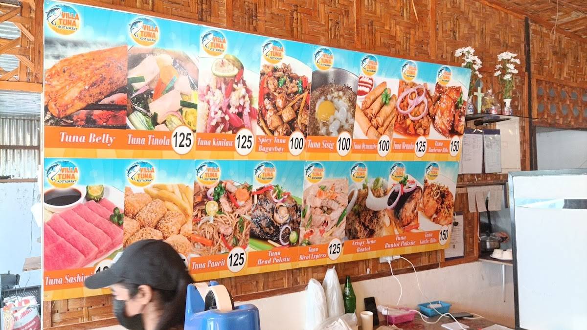 Menu at Villa Tuna - Iligan restaurant, Iligan City