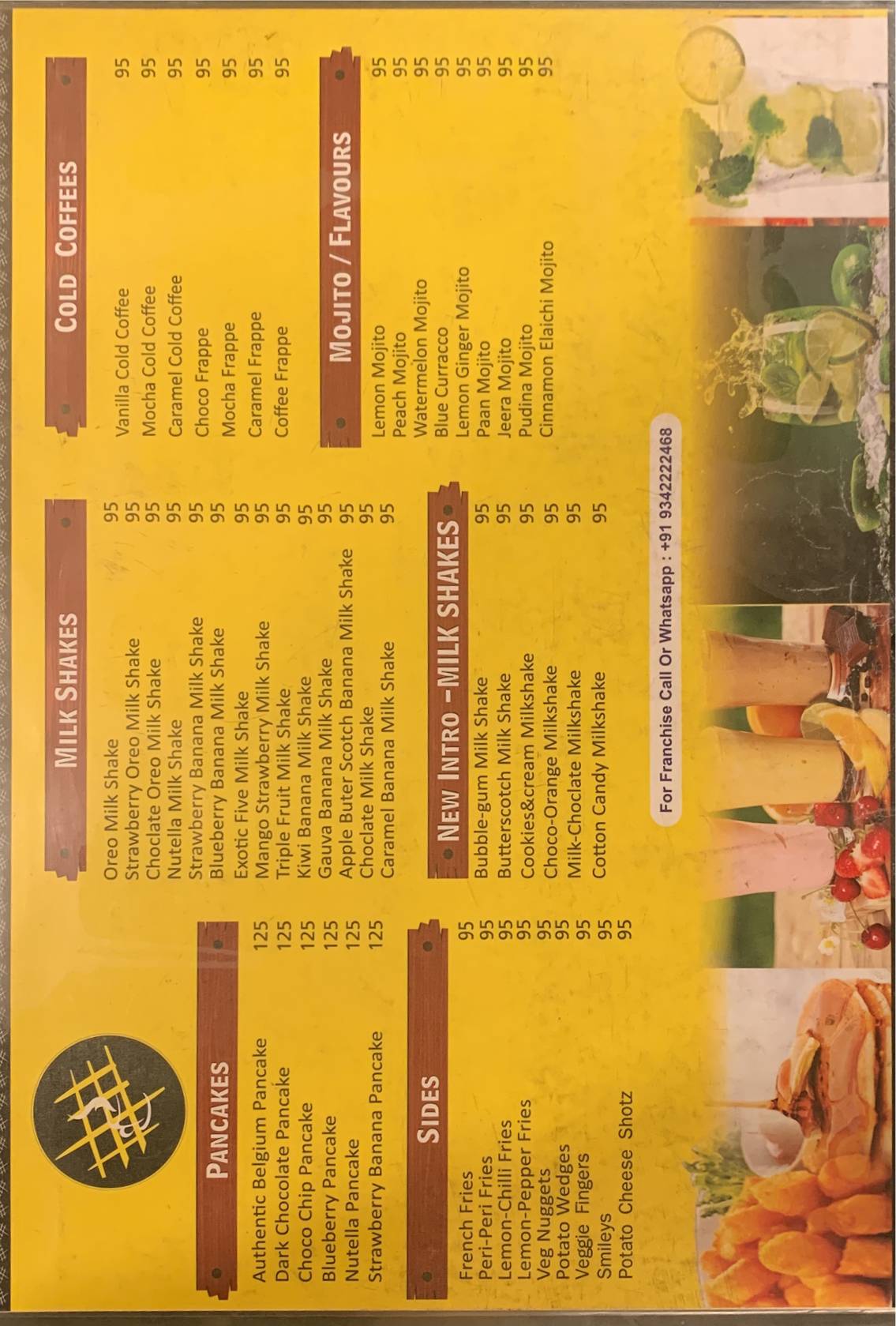 Menu at Waffle Magic, Bengaluru, 9 3rd cross