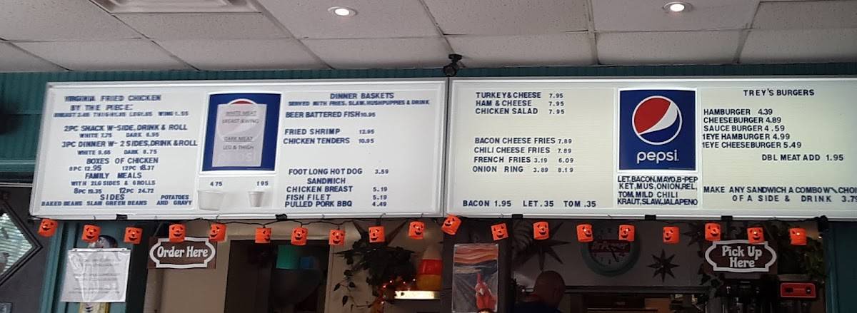Menu at The Barn Restaurant, Waynesboro