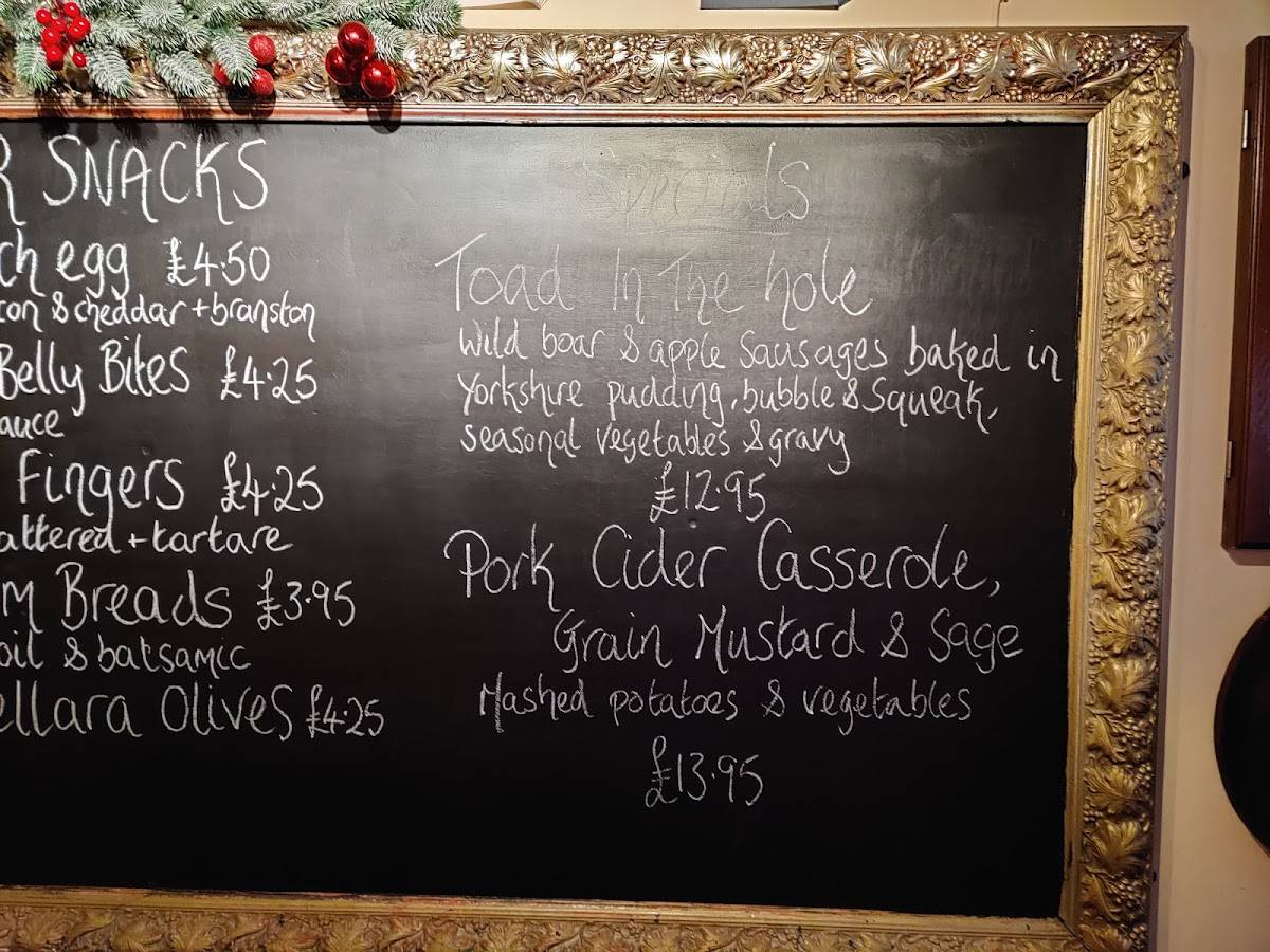 Menu at The Chequers pub & bar, Weston-on-the-Green, Northampton Rd