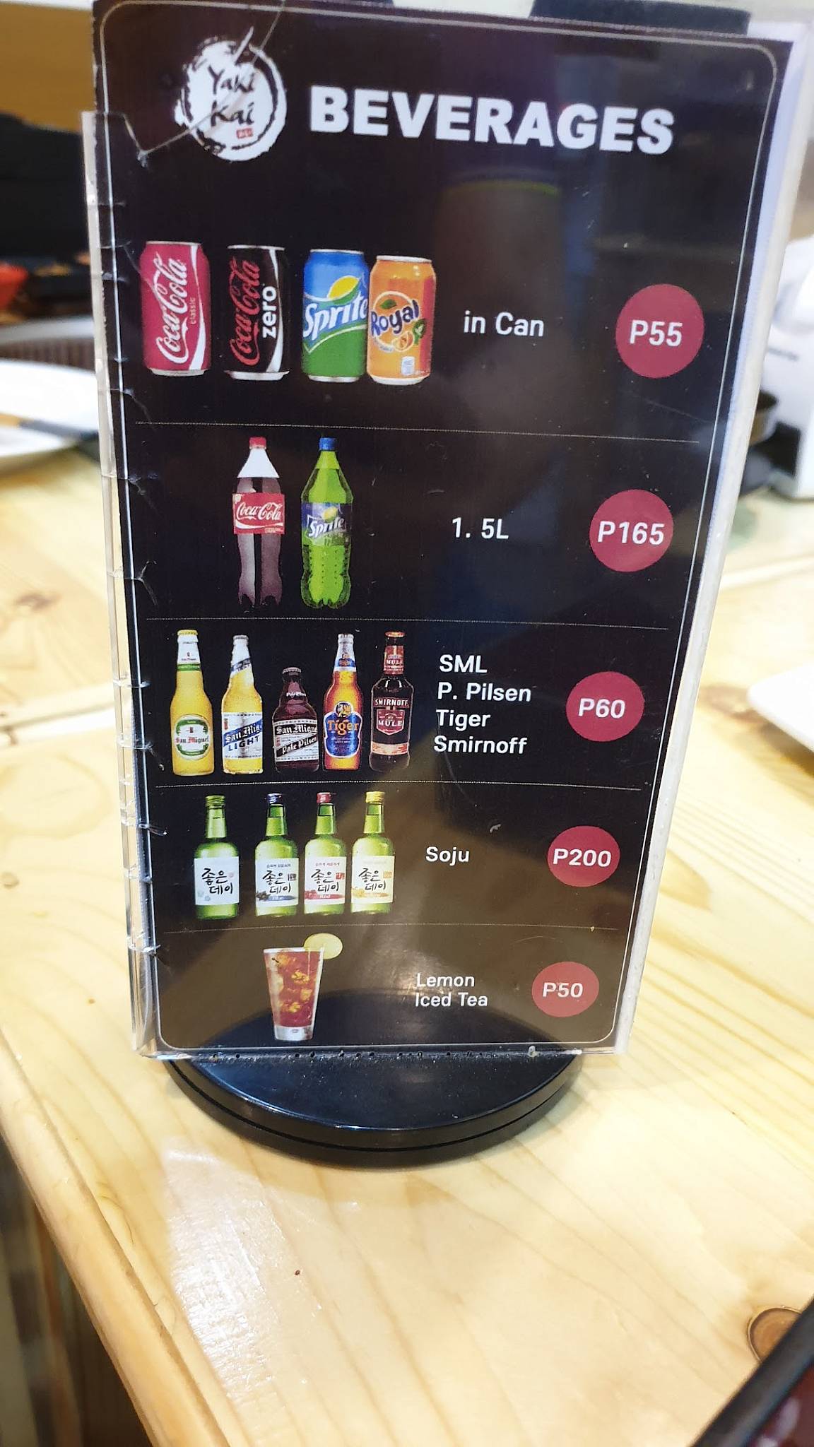 Menu at Yakikai Unli Grill restaurant, Quezon City