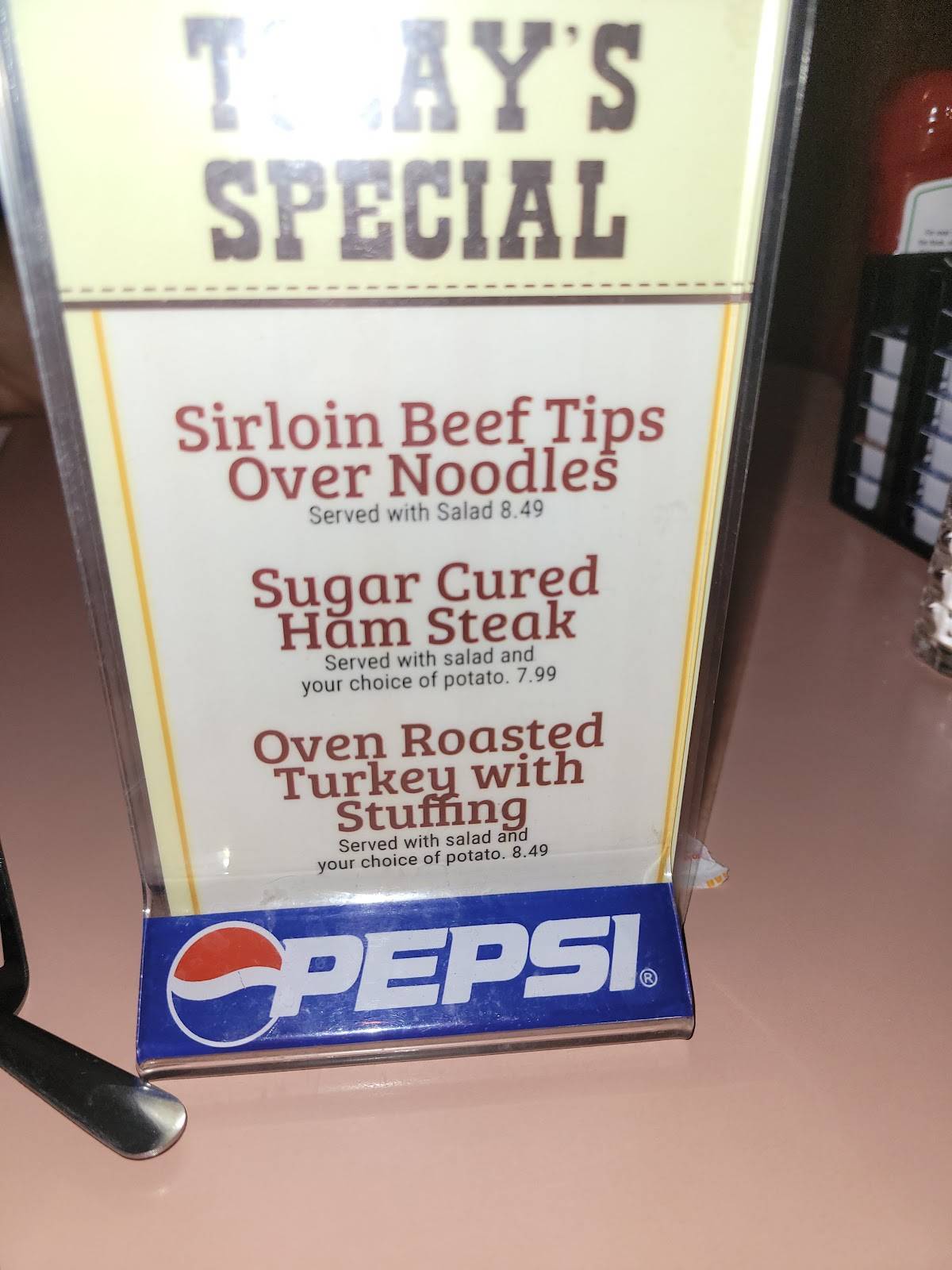 Menu at Yankee Kitchen Restaurant, Vienna Center