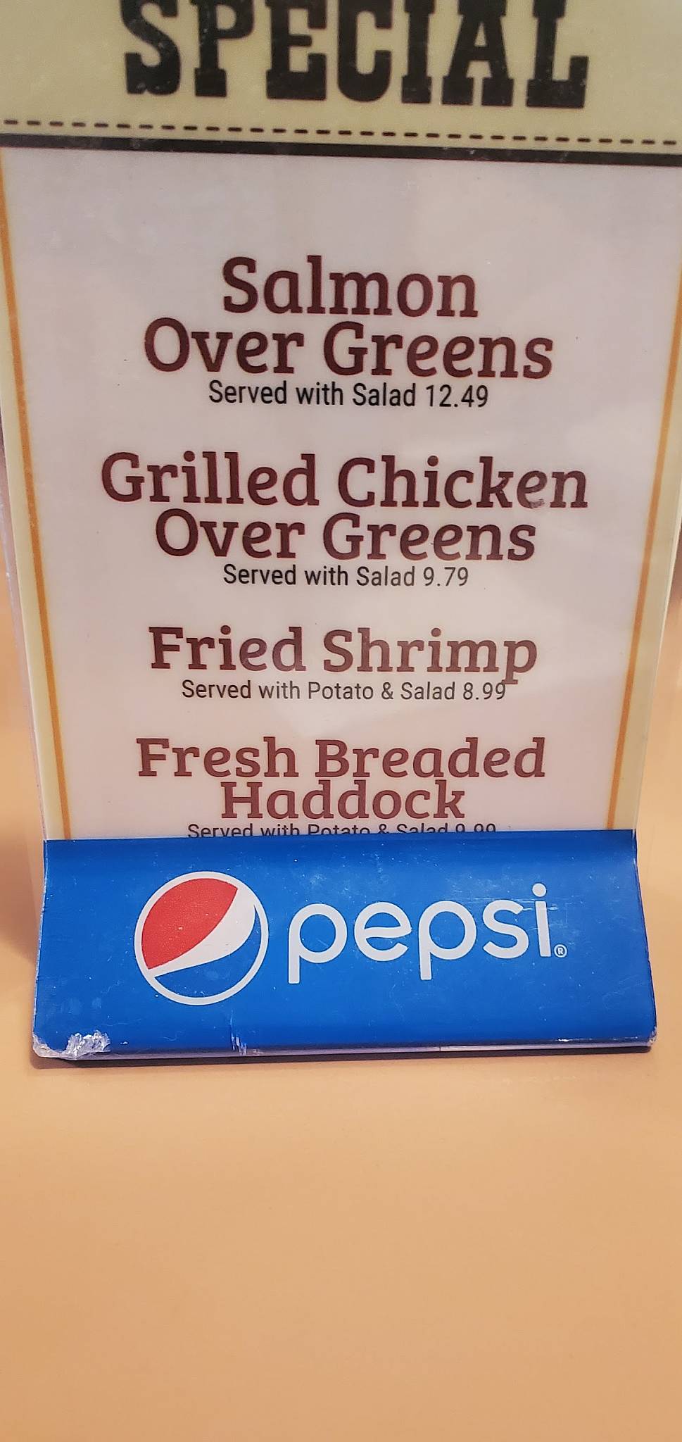 Menu at Yankee Kitchen Restaurant, Vienna Center