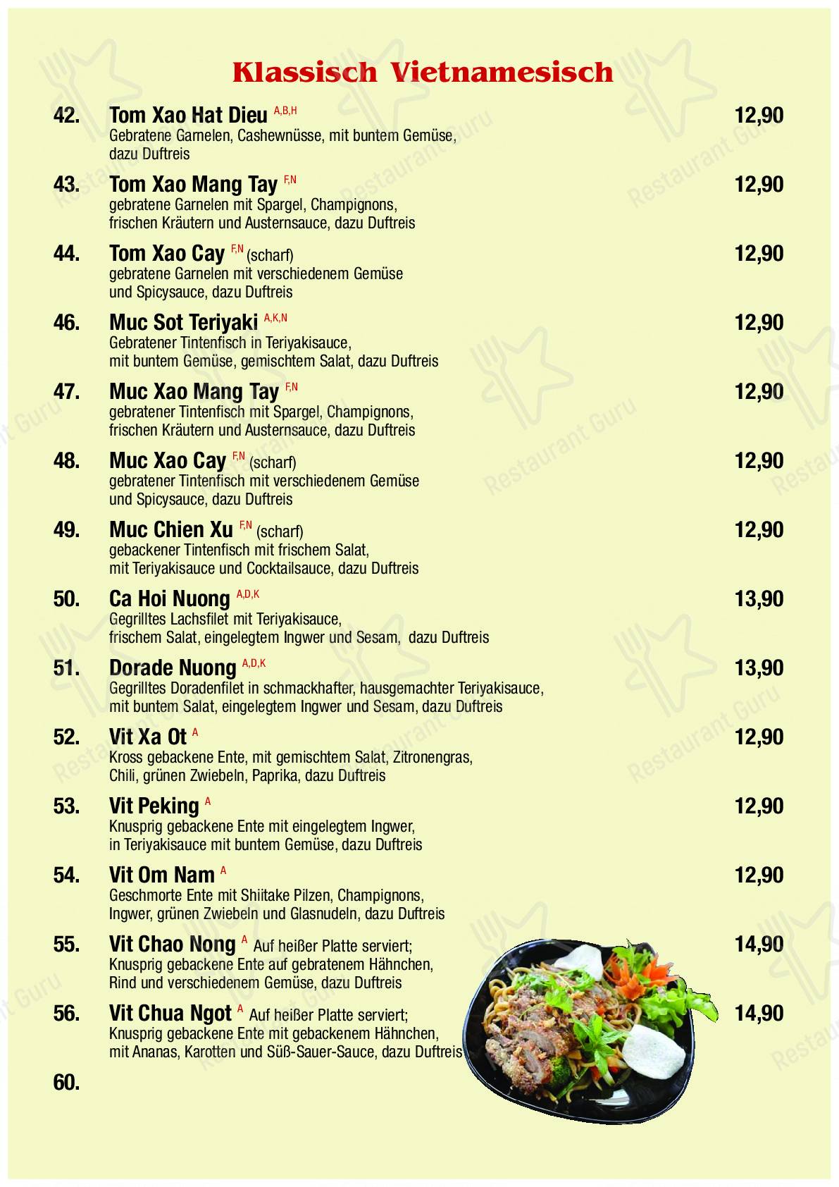 Speisekarte von Asia Sushi Restaurant NyNy, Zehdenick