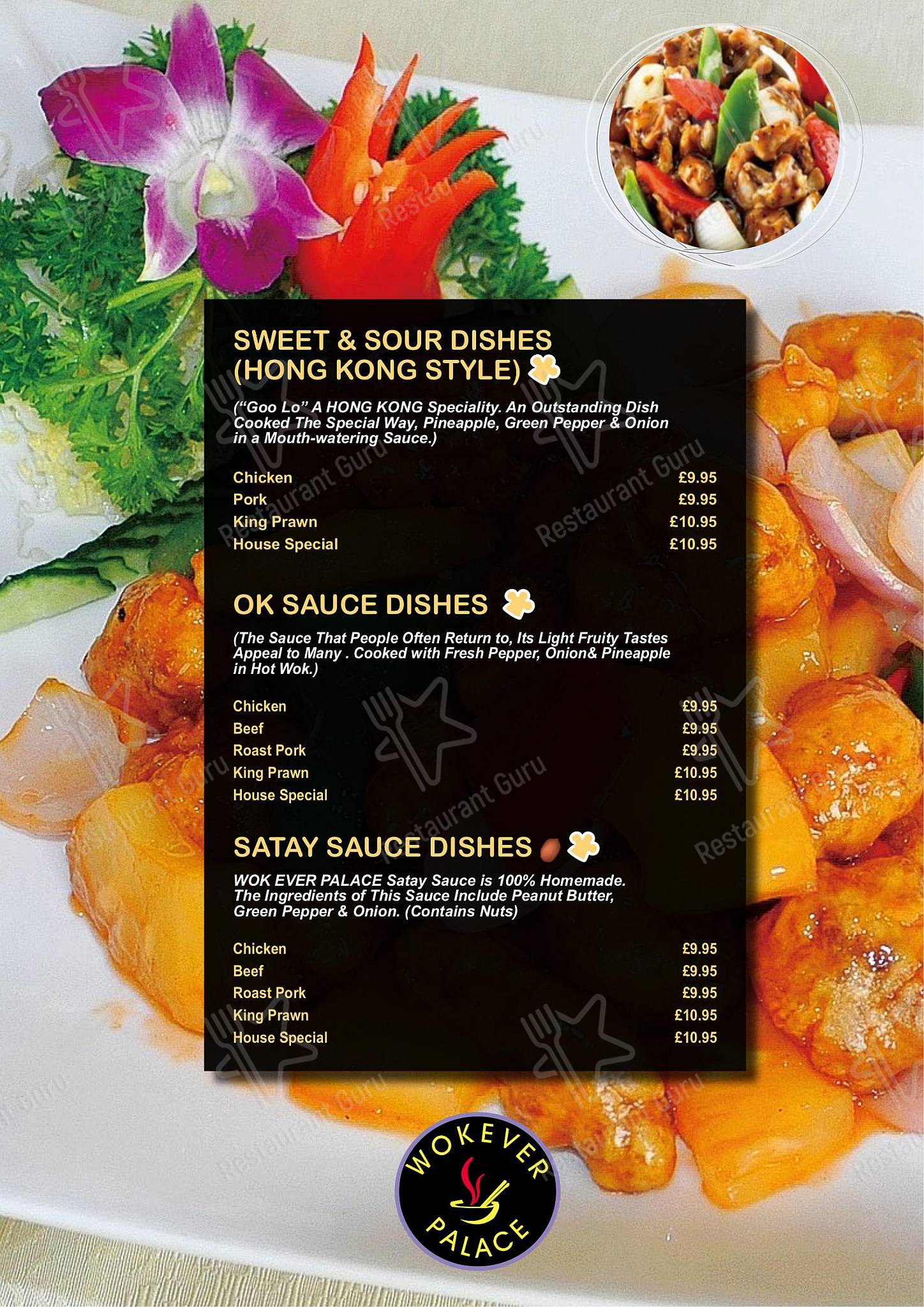 Menu at Wok Ever Palace pub & bar, Cleckheaton