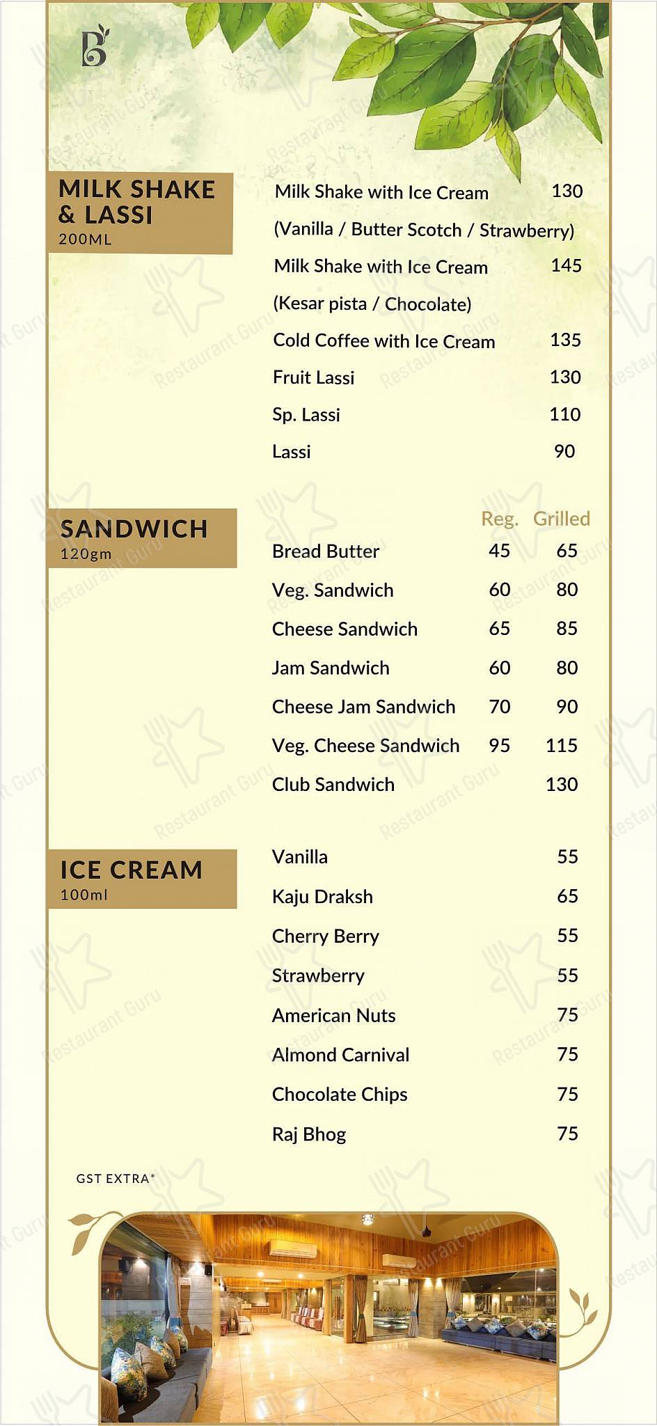 Menu at BAGH-ONE BANQUETS & RESTAURANT, Ahmedabad
