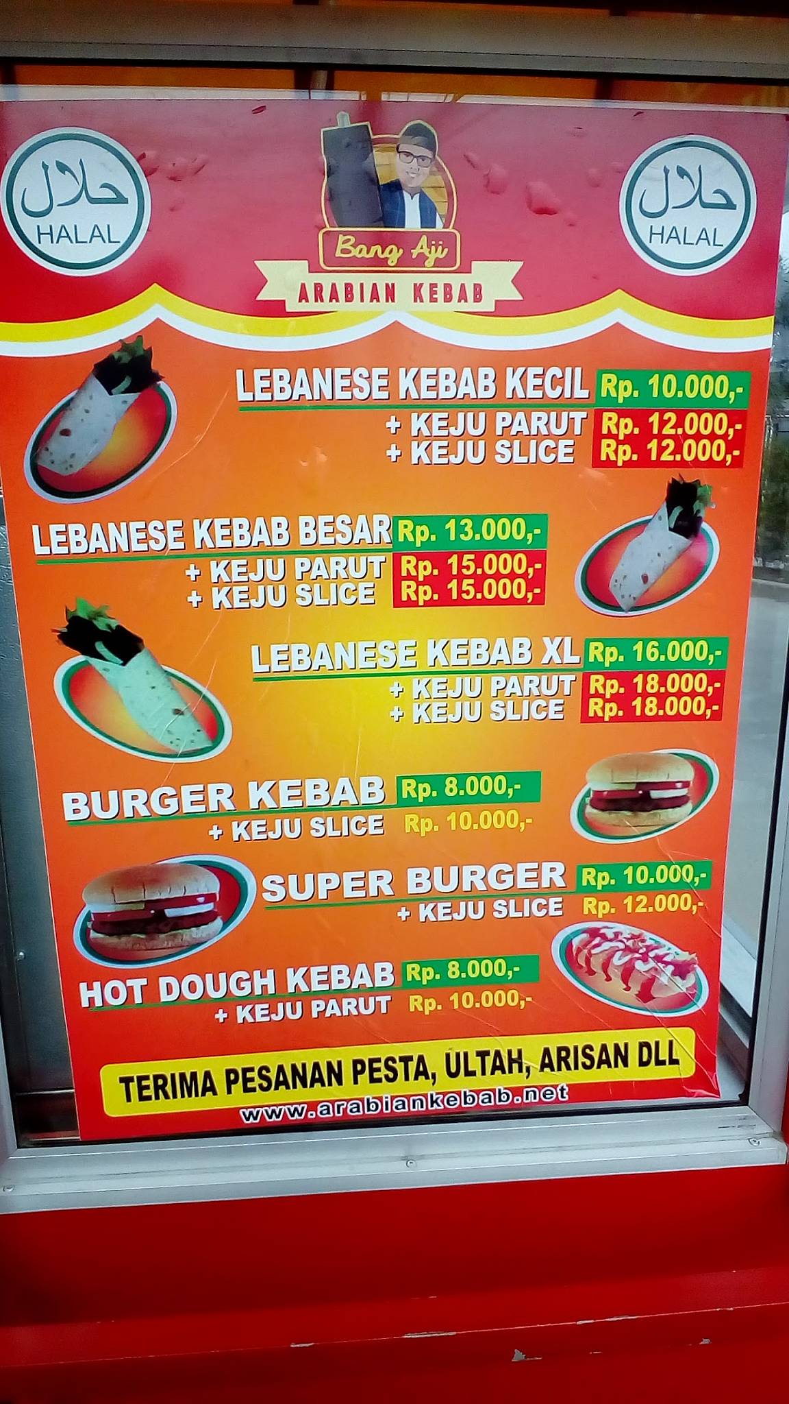 Menu at Arabian Kebab Taman Kirana Surya, Cireundeu