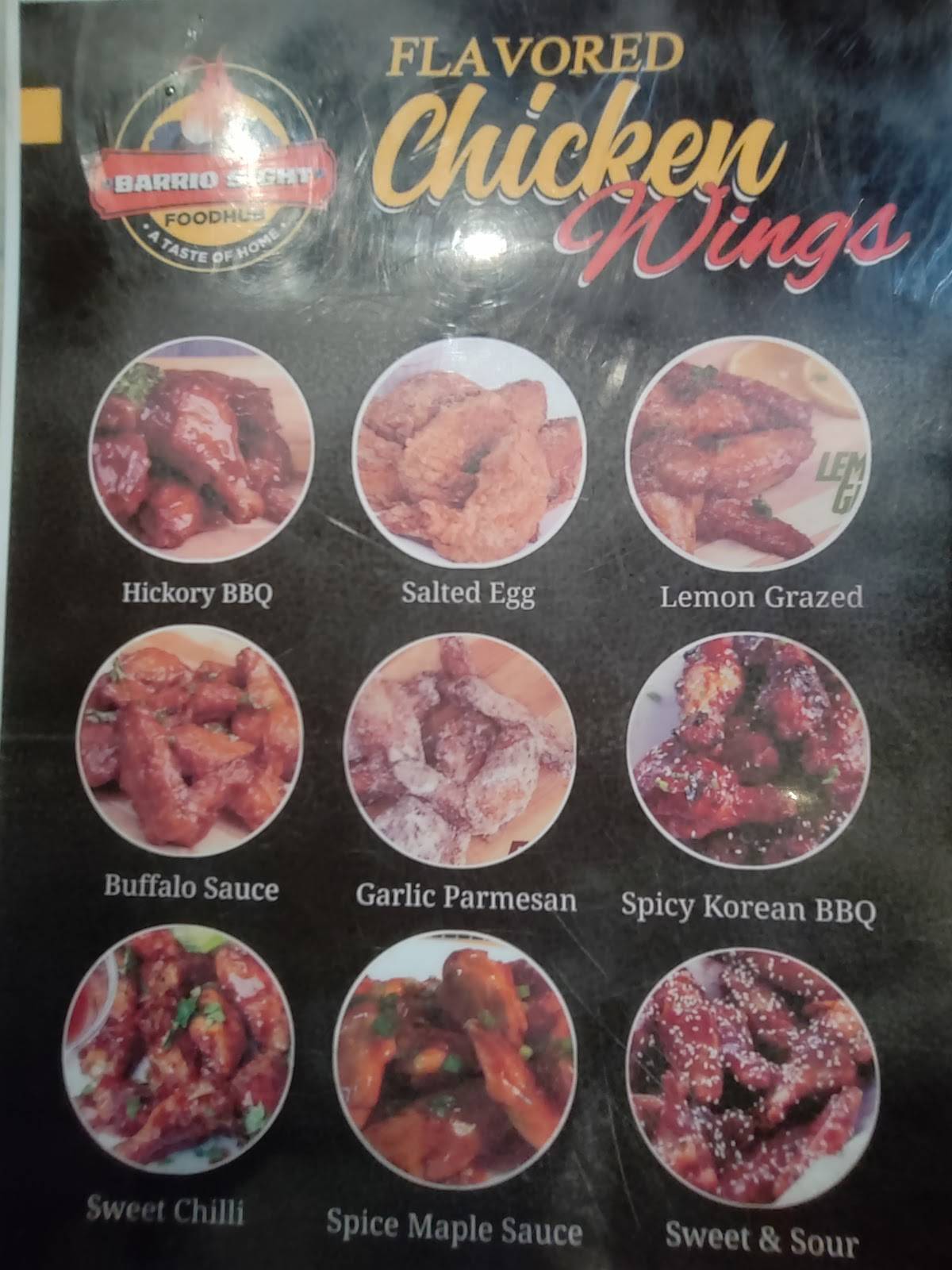 Menu at BARRIO SIGHT - Food Hub, Dingalan