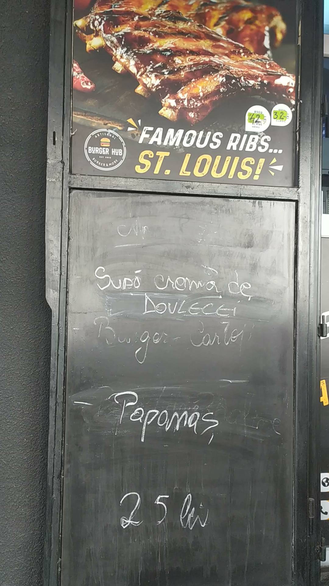 Speisekarte von BURGER HUB, Bukarest