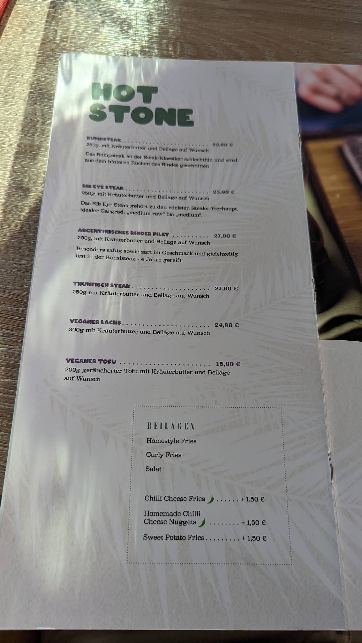 Speisekarte von Mahalo Restaurant & Catering Burger, Bowls & Hot Stone ...
