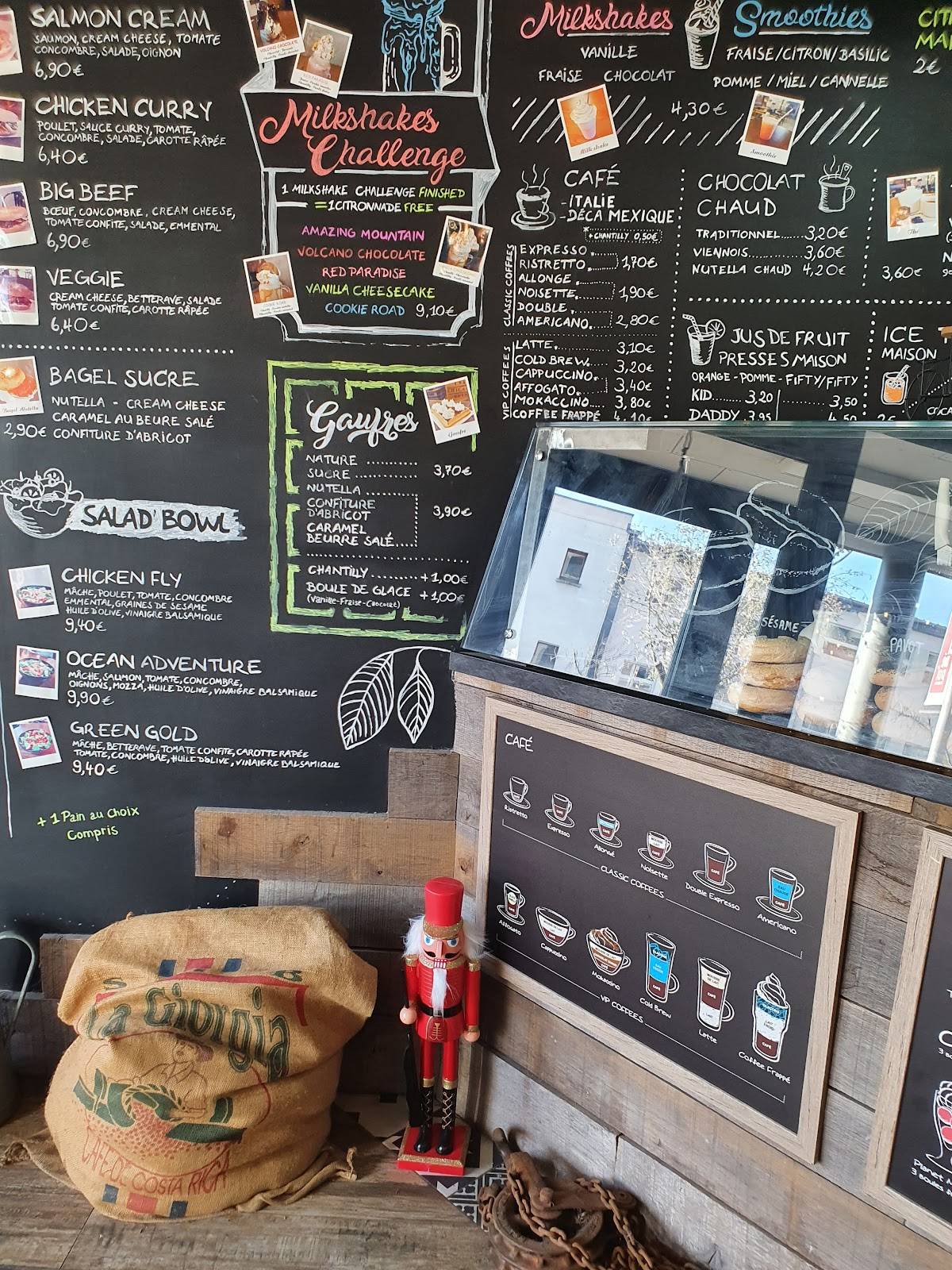 Carta del restaurante Before After Coffee, Palaiseau