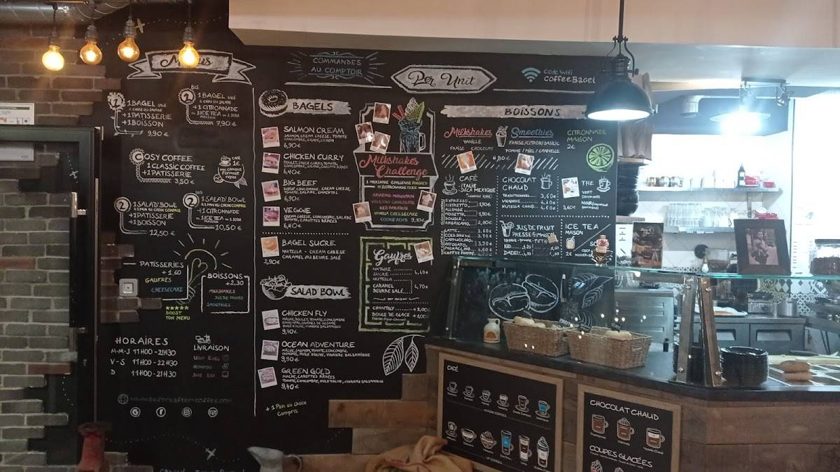 Carta del restaurante Before After Coffee, Palaiseau