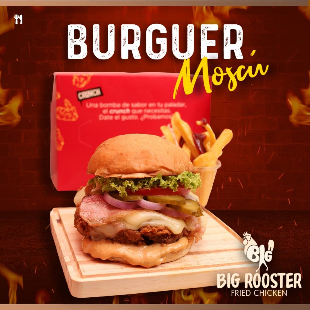 Menu at Big Rooster Fried Chicken restaurant, Villa Allende