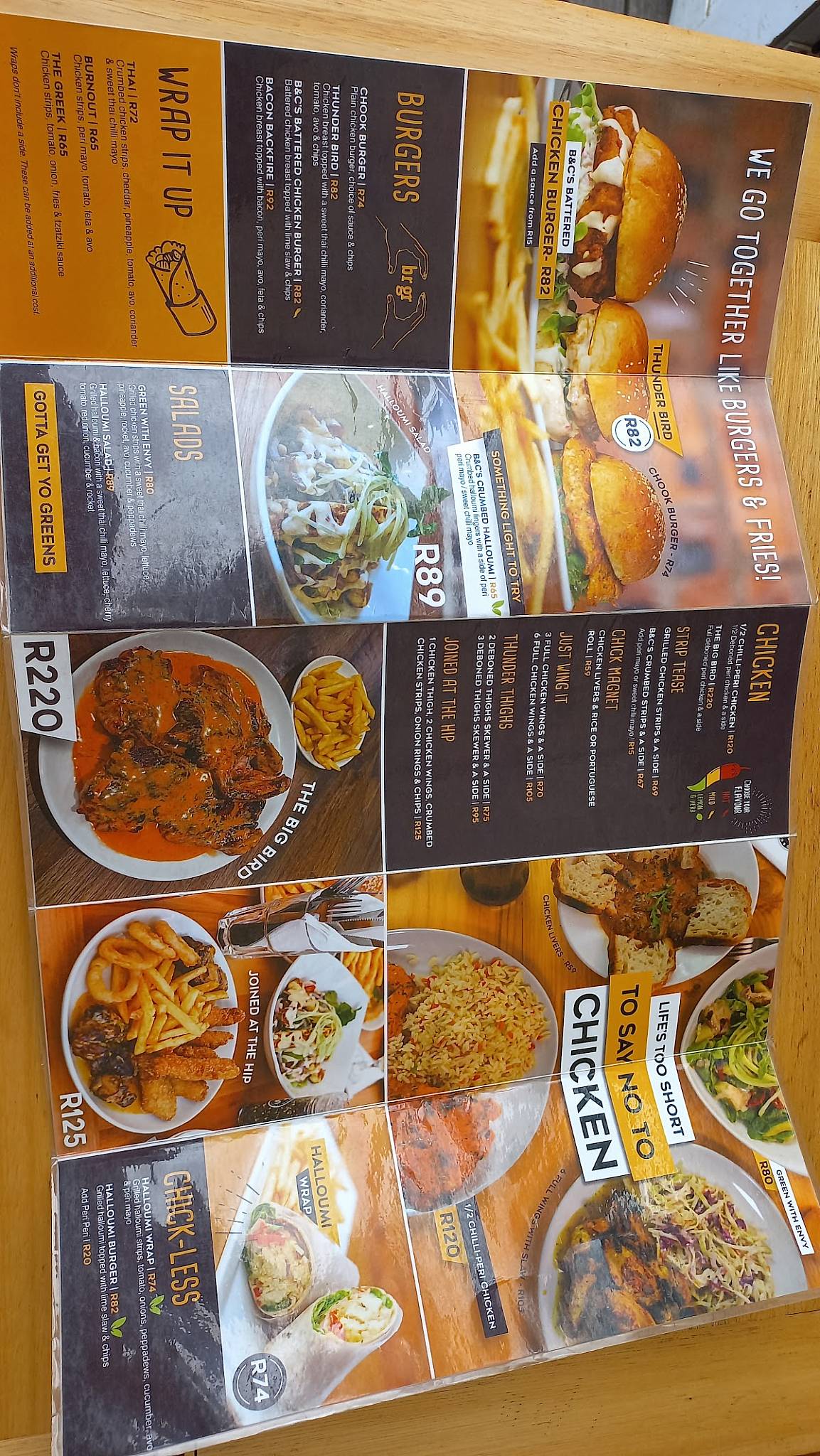Menu au Bird & Co Umhlanga restaurant, Durban, Shop 14a