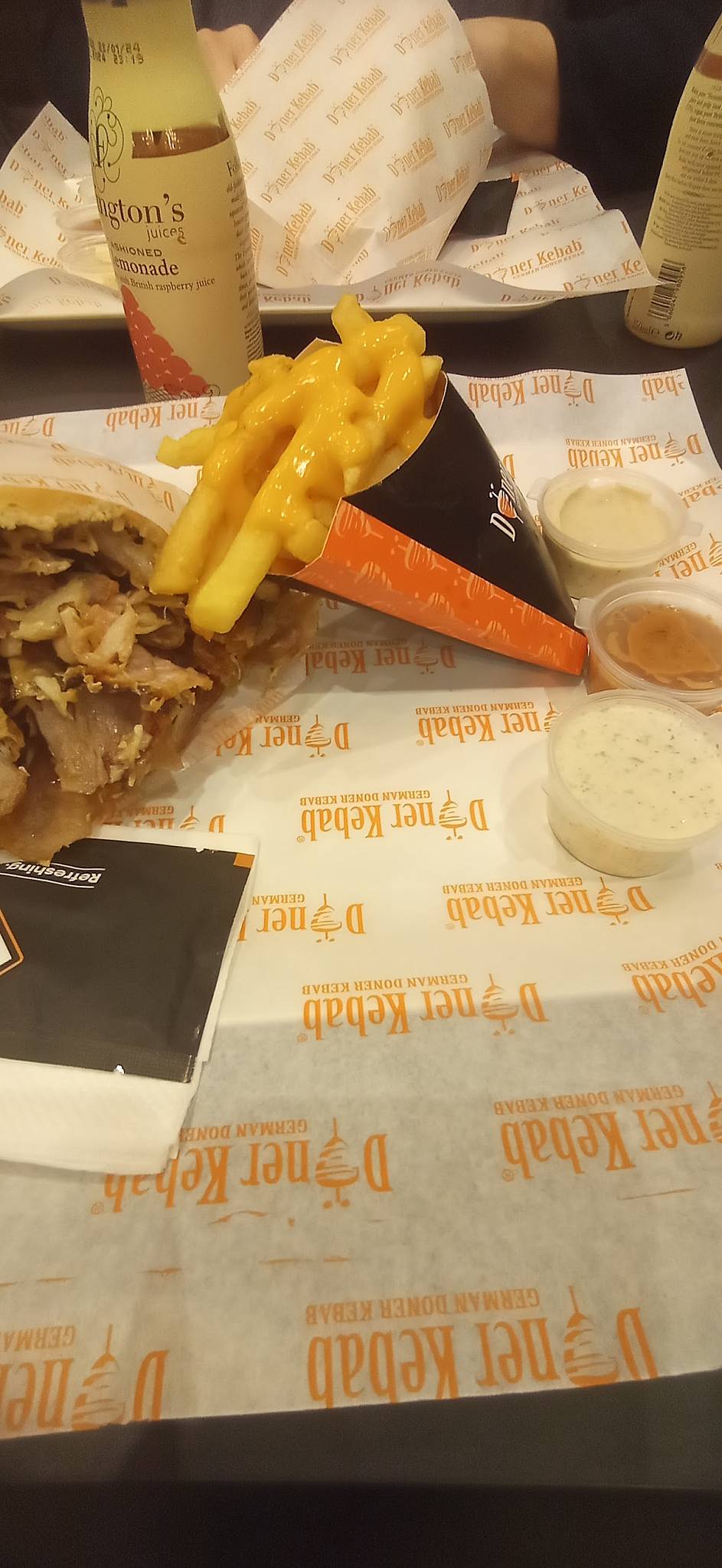 Menu at German Doner Kebab restaurant, Blackburn