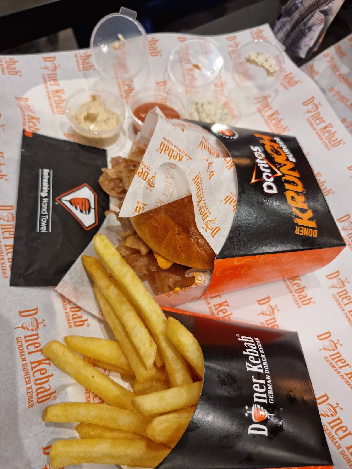 Menu at German Doner Kebab restaurant, Blackburn