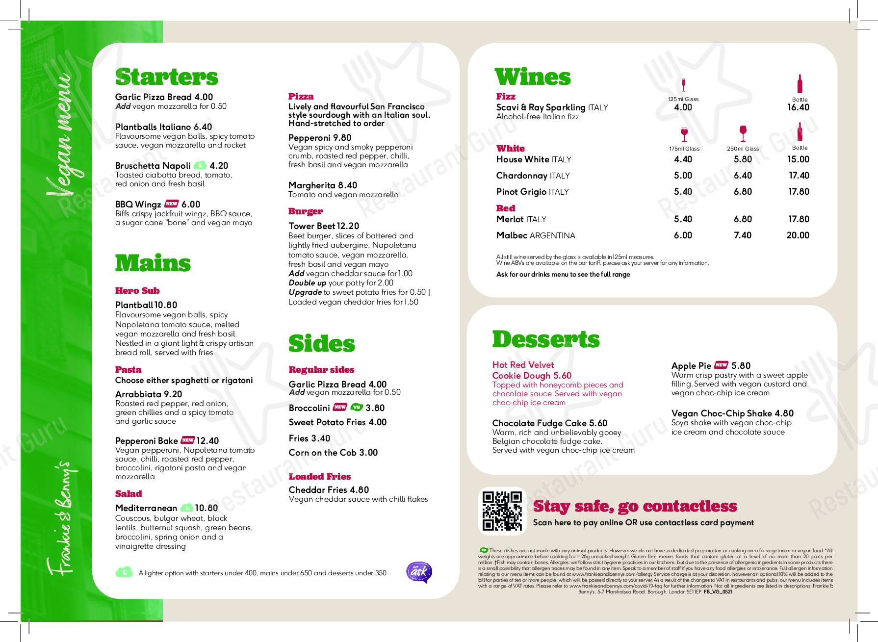 Menu at The Bold Dragoon and Restaurant 48, Northampton
