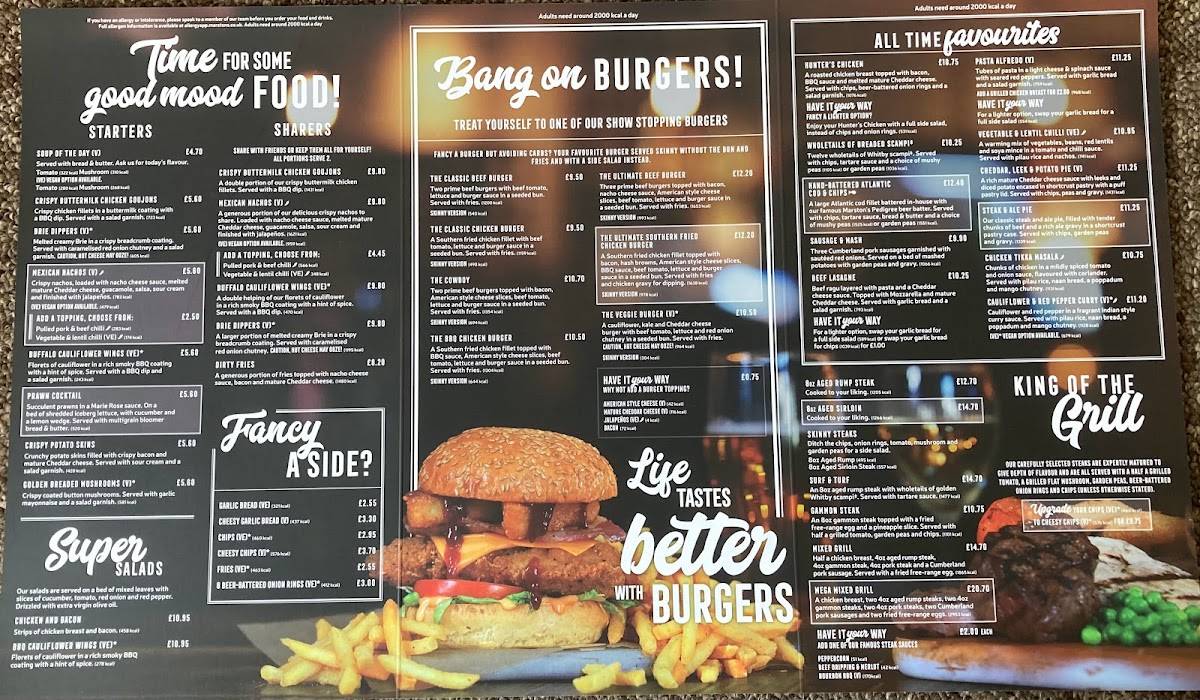 Menu at Bridge Inn pub & bar, Brewood