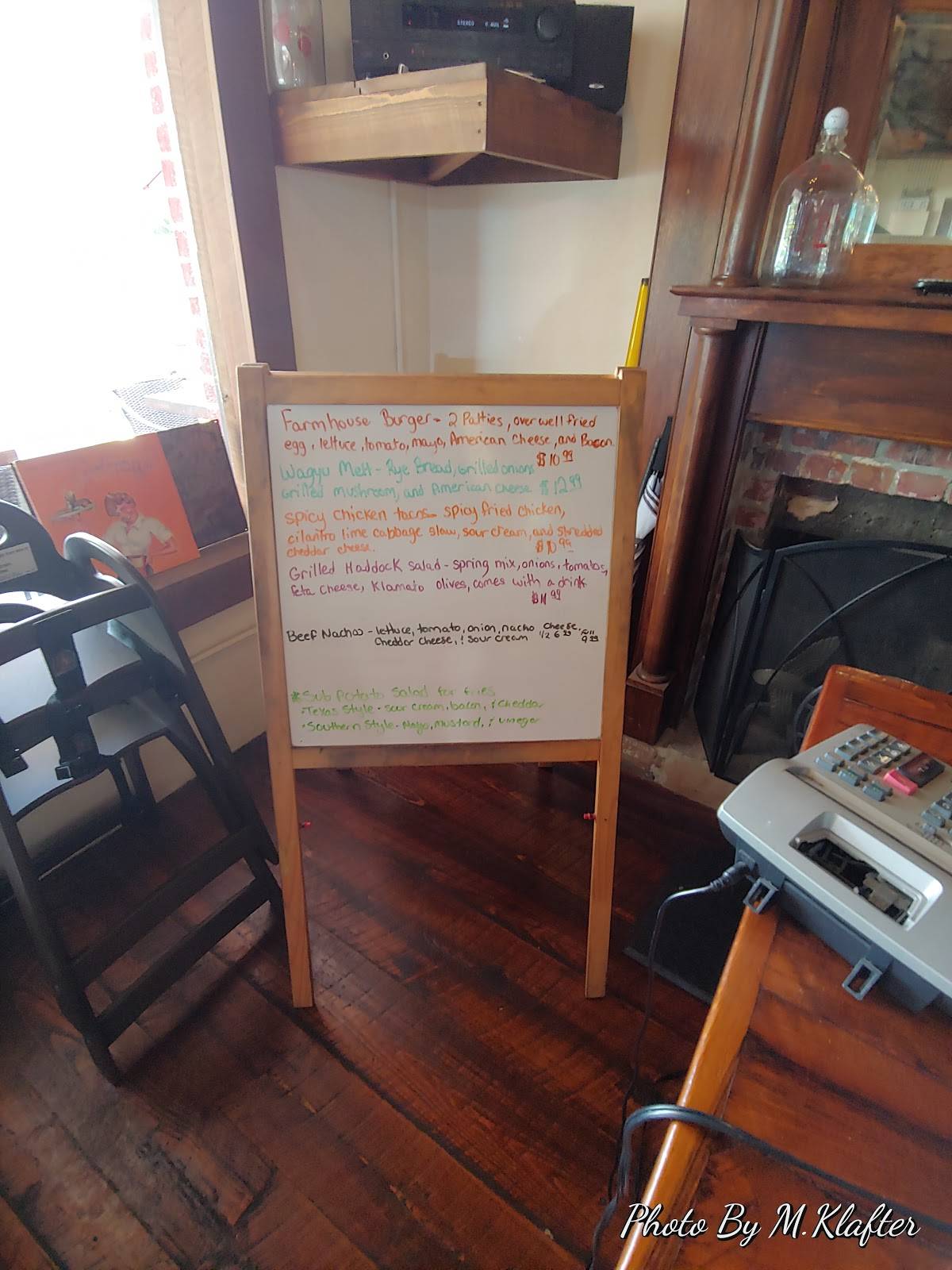 Menu at Burger Station restaurant, Hernando