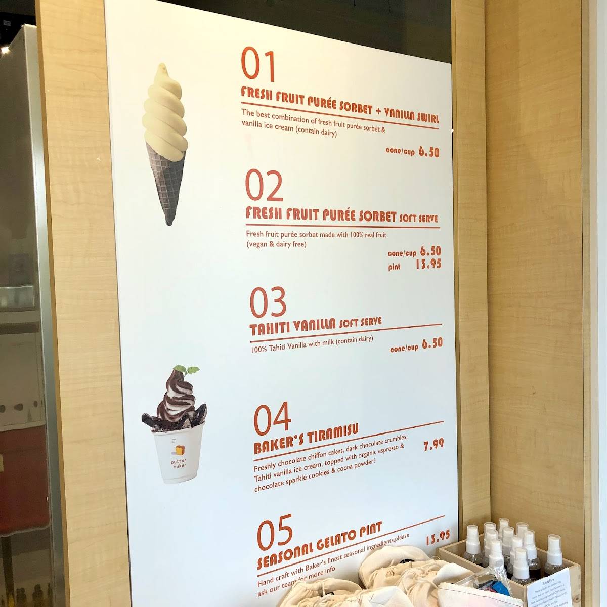 Menu at Butter Baker Market desserts, Markham